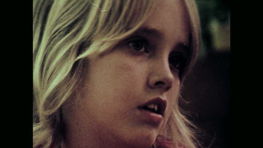 1970s little girls watch filmstrip girl | Editorial Video | 10937115a 1970s little girls watch filmstrip girl | Editorial Video | 10937115a